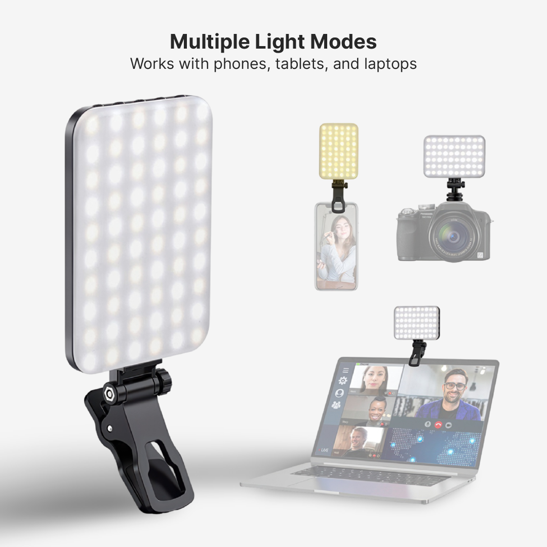Portable Selfie Light with 7 Modes Brightness – BlueBolt Chargers